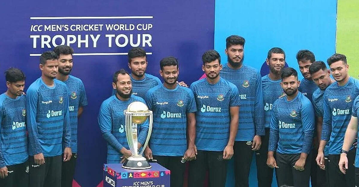 The cricketers of Bangladesh touched the dream trophy - Implement News